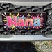 Nana Colorful Graffiti Style Car Vanity Plate, Vibrant Nana License ...