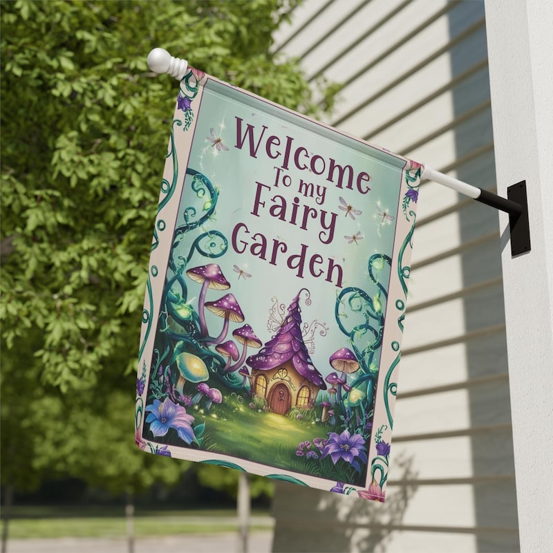 Fairy Garden Flags - Etsy