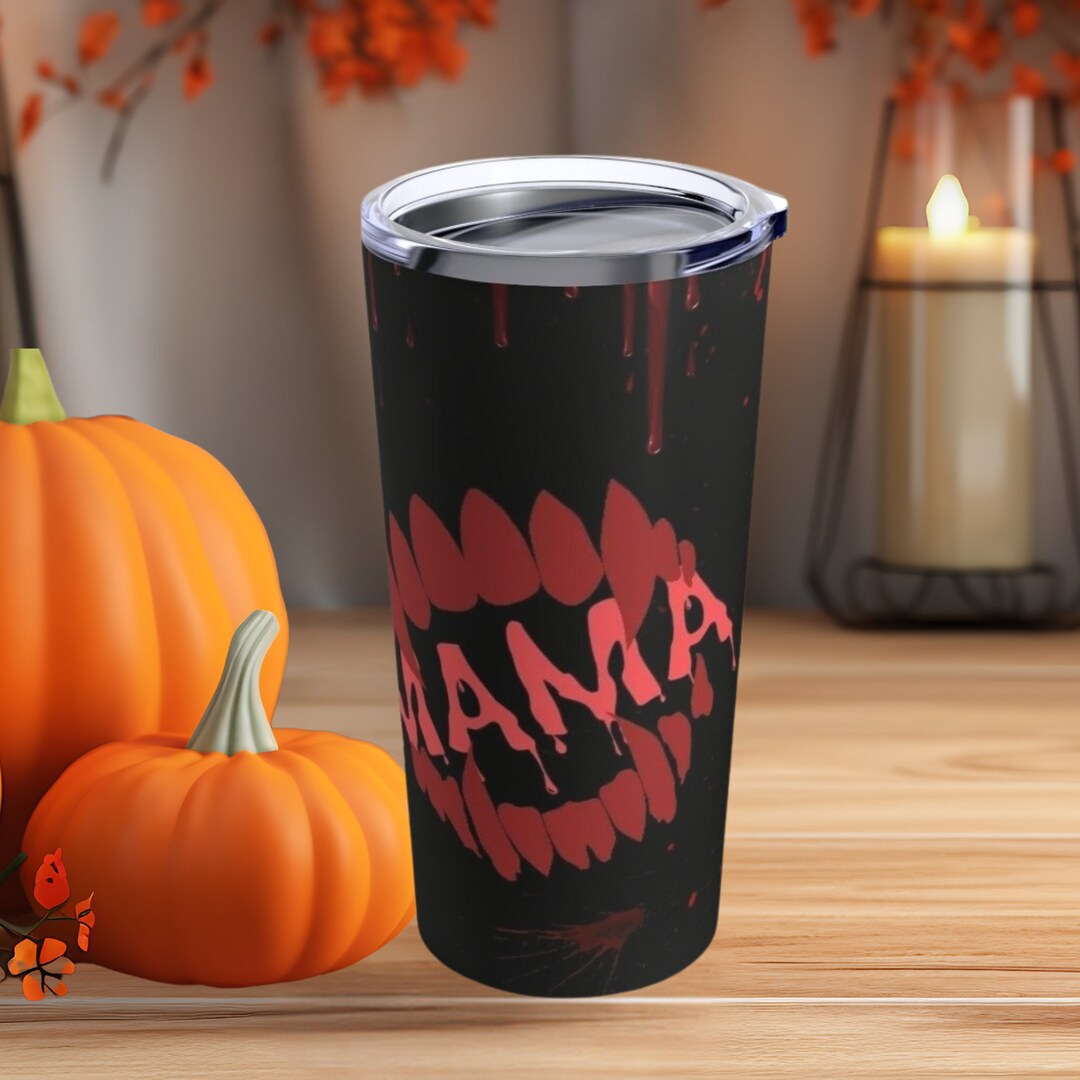 Vampire Mama Blood Tumbler, Goth Mom Coffee Cup, Spooky Drinkware ...
