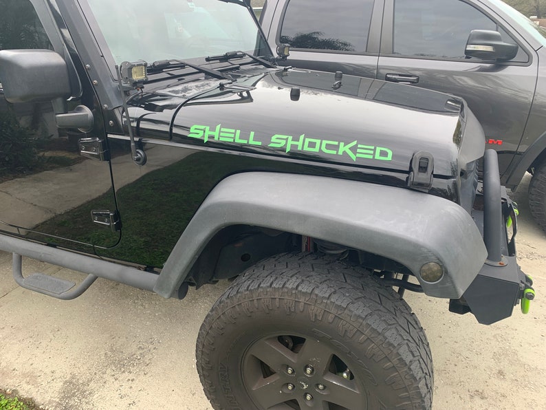 Custom Jeep Hood Decals Truck Hood Name Decal Hood Text - Etsy