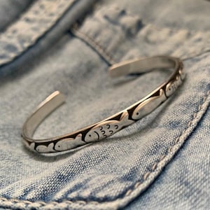 Silver Simple Adjustable Fish Cuff Bangle-fish Lovers Sealife Bracelet ...