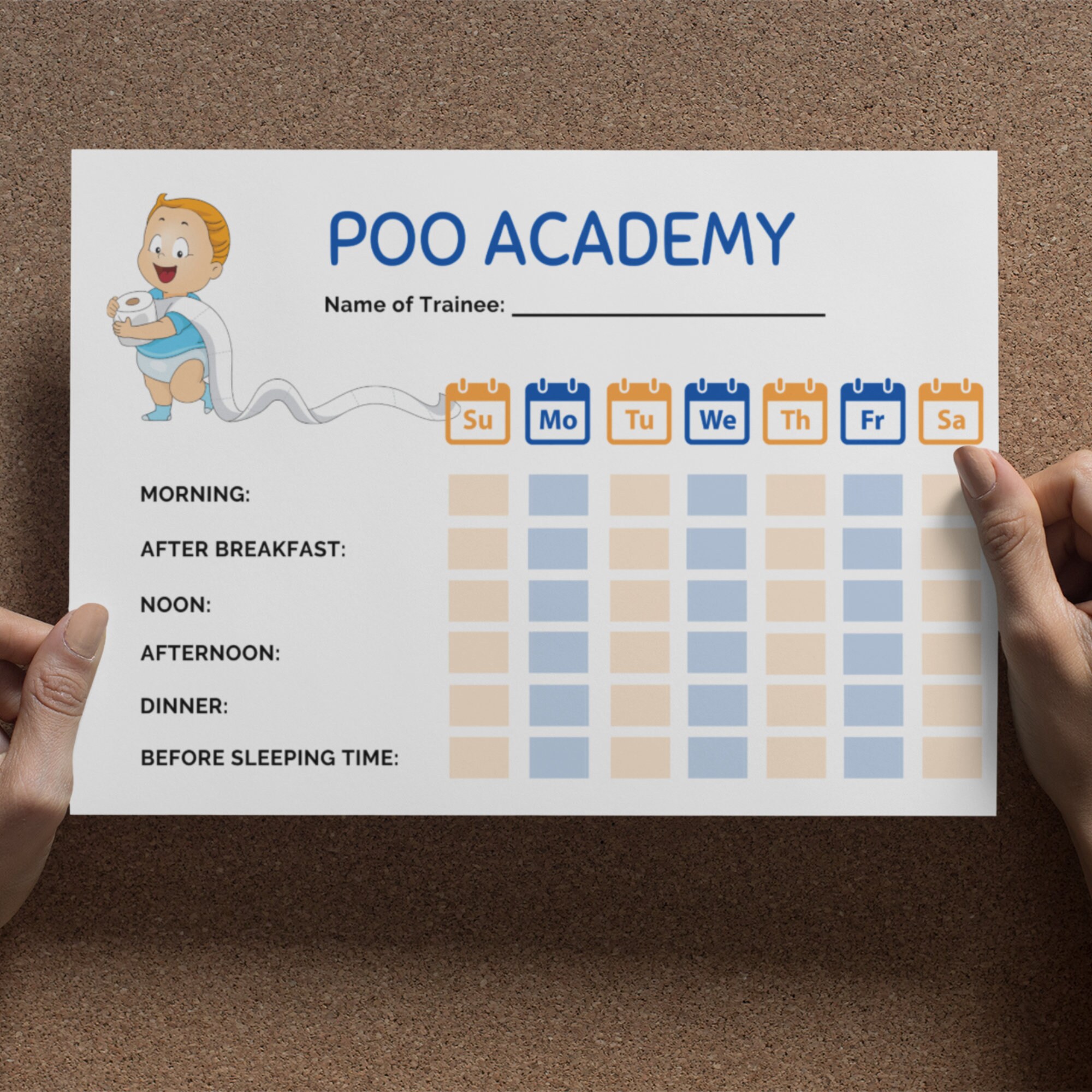 Boys Potty Training Chart, Goal Tracker, Behavior Chart, Kids Routine ...