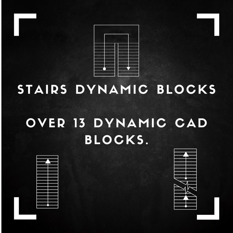 CAD Stair Blocks for Architectural & Interior Design - Over 13 Styles ...