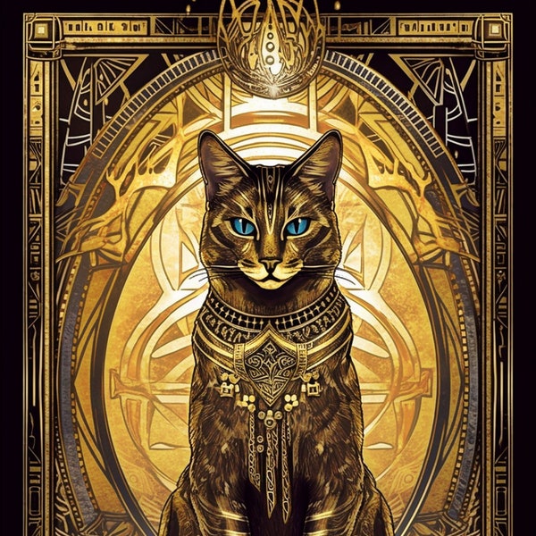 Egyptian Cat - Etsy