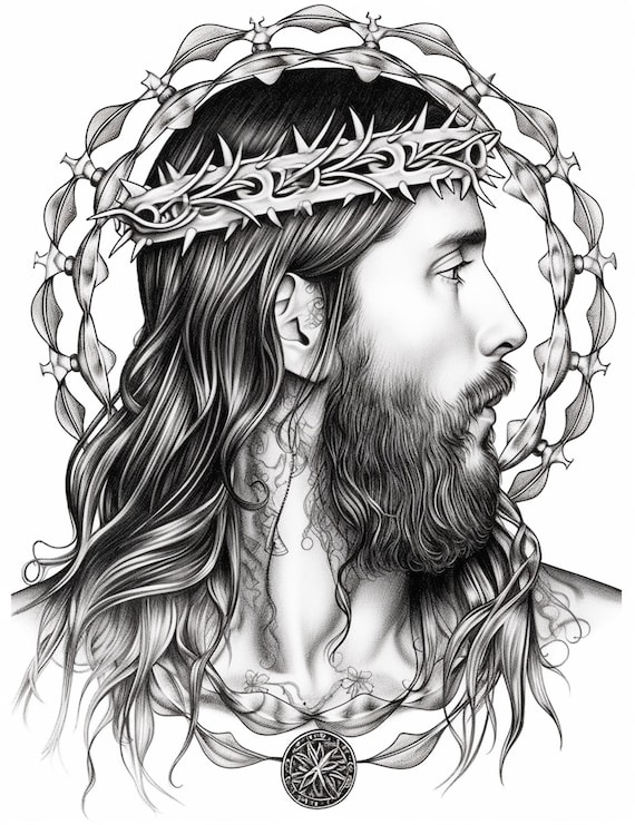 Crown Of Thorns Coloring Page