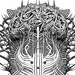Grayscale Ancient Future African King Coloring Sheet, AI Generated ...