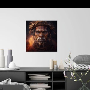 Australian Aboriginal Shaman, Machine Learning Generated Ai Image File ...