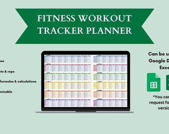 Personal Training Workout Planner - Etsy