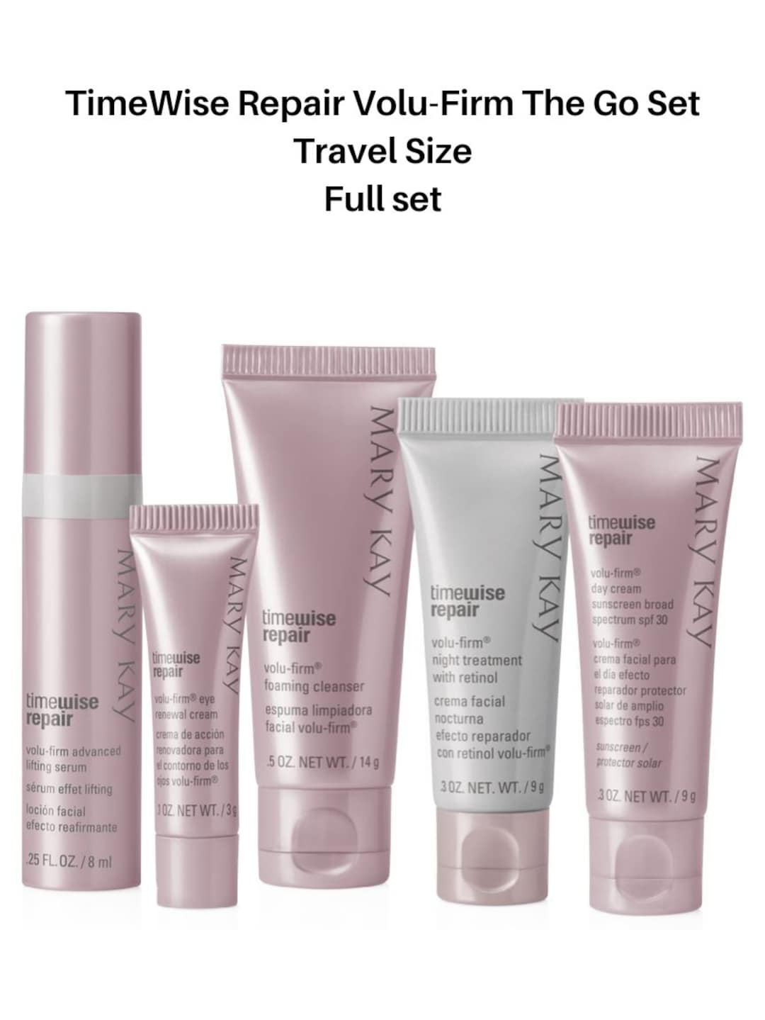 Mary Kay Timewise Repair Volu-firm the Travel Ready Go Set - Etsy UK