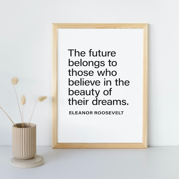 Eleanor Roosevelt Quote - Etsy