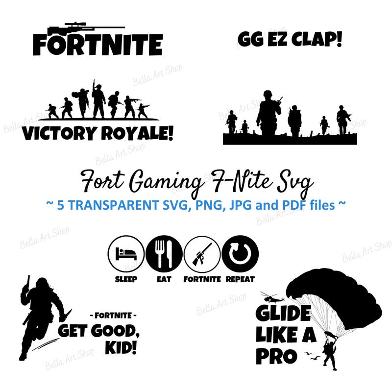 Fortnight Svg - Etsy