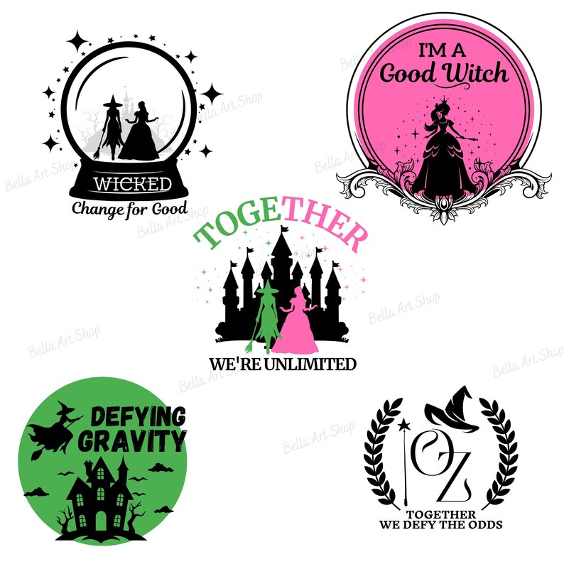 Wicked Movie Elphaba Glinda|ariana|musical|t Shirt Hoodies Logo|i Am ...