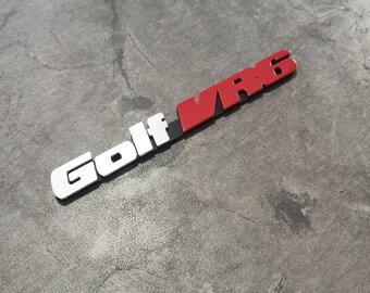 VW Golf MK1 Cabriolet Rear Badge Emblem Sign Logo - Etsy