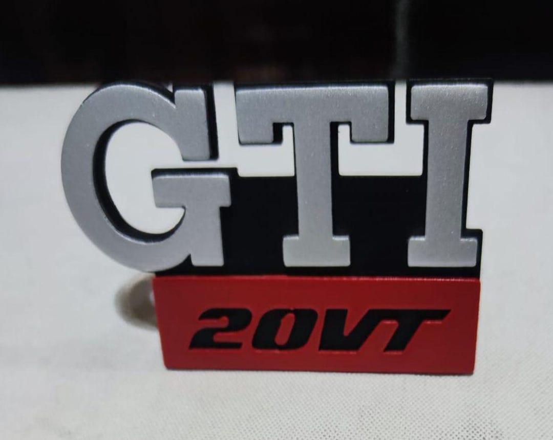 VW Golf MK1 MK2 GTI 20VT Front Grille Badge Emblem Sign - Etsy