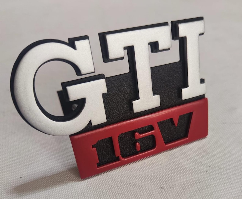 VW Golf MK1 MK2 GTI 16V Front Grille Badge Emblem Sign - Etsy