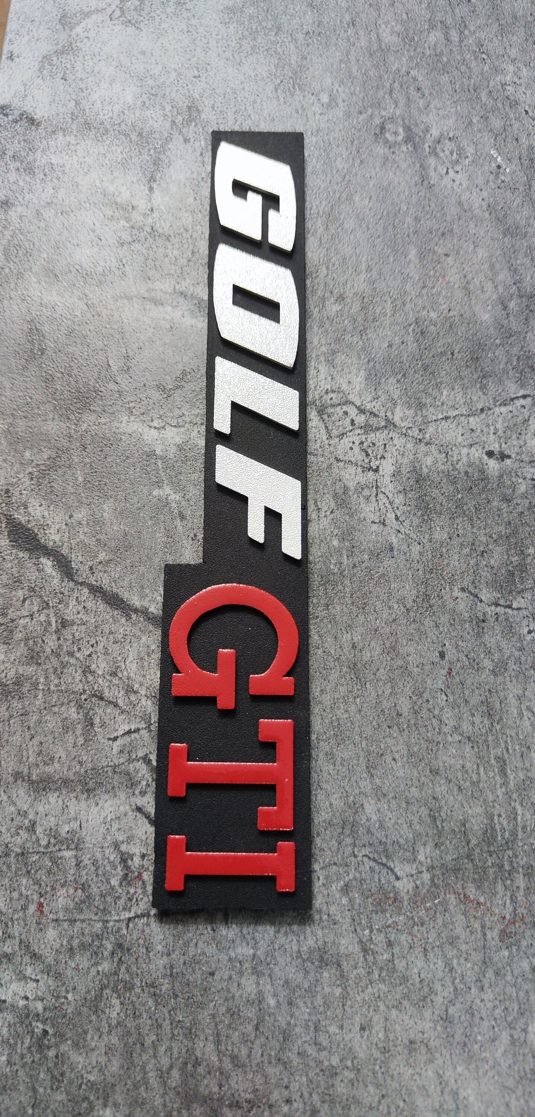 VW Golf MK1 GTI GTD Rear Badge Emblem Sign Logo - Etsy