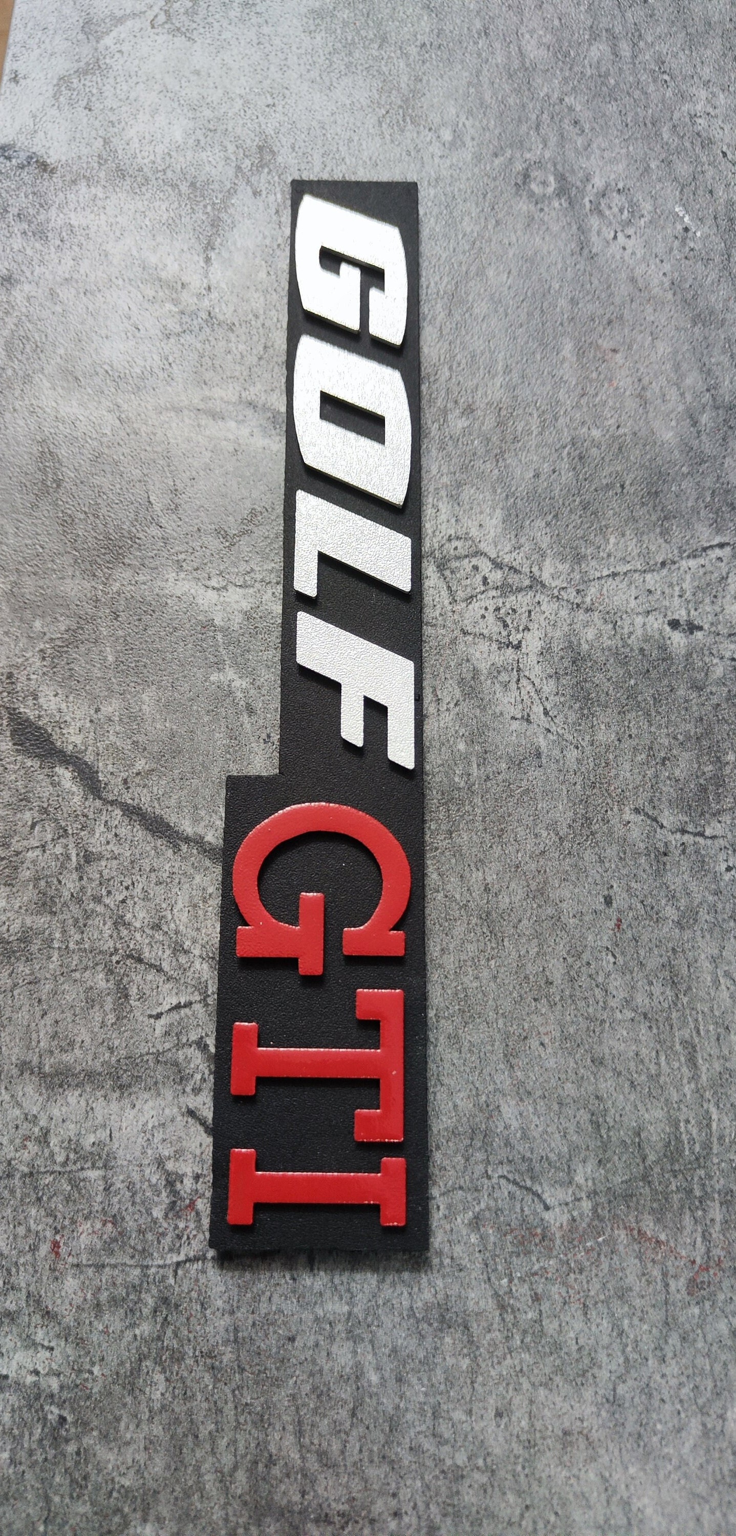 VW Golf MK1 GTI GTD Rear Badge Emblem Sign Logo - Etsy UK