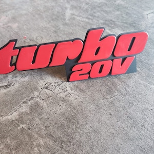 VW Golf MK1 MK2 Turbo 20V Front Grille Badge Emblem Sign - Etsy UK