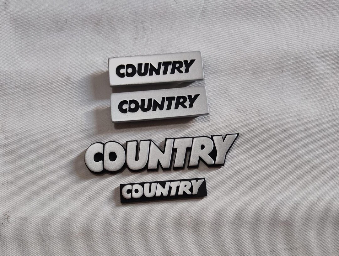 VW Golf MK2 Country Badge Emblem Sign Set Logo - Etsy