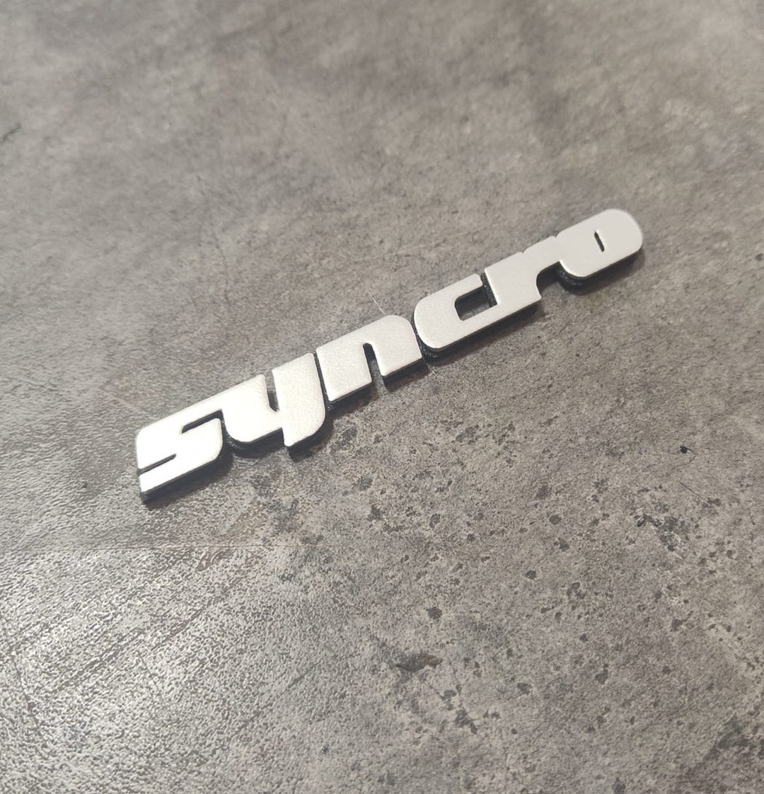 VW Golf Syncro Rear Badge Emblem Sign Logo - Etsy