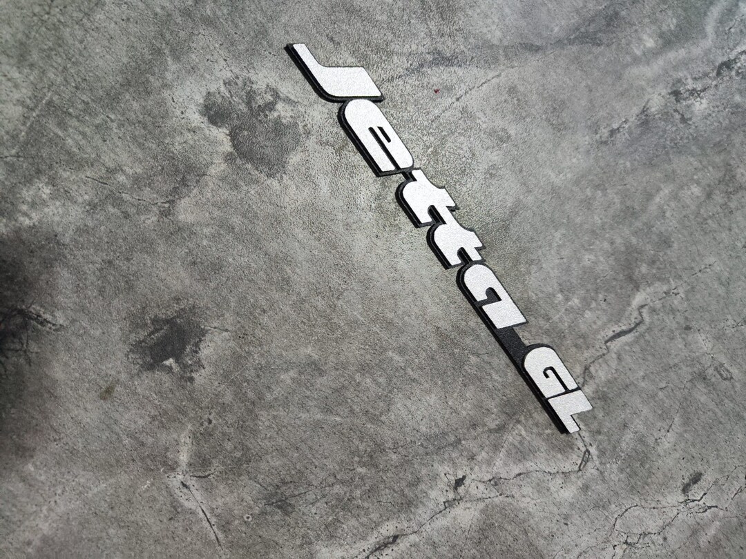 VW Jetta GL Rear Badge Emblem Sign Logo - Etsy