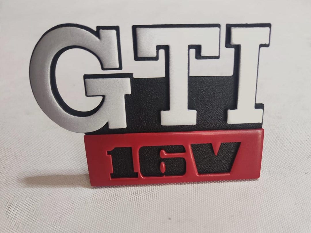VW Golf MK1 MK2 GTI 16V Front Grille Badge Emblem Sign - Etsy
