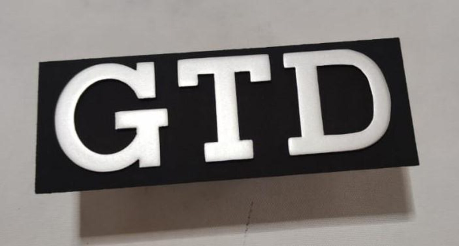 VW Golf MK1 MK2 GTD Front Grille Badge Emblem Sign - Etsy UK