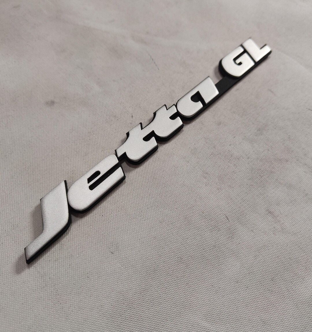 VW Jetta GL Rear Badge Emblem Sign Logo - Etsy