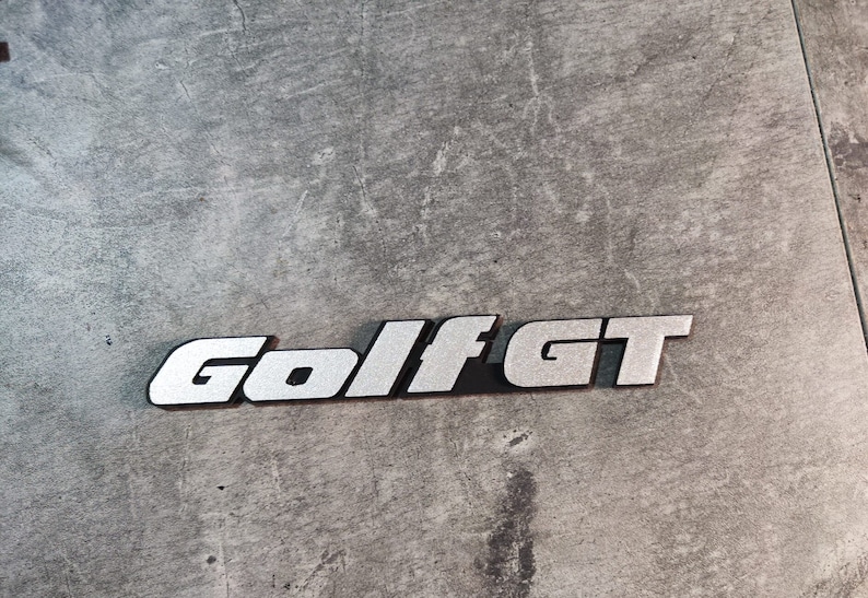 VW Golf MK2 Golf GT Rear Badge Emblem Sign Logo - Etsy