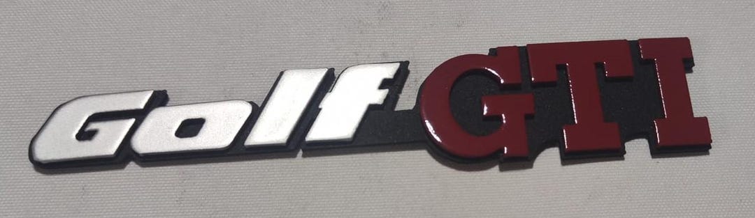 VW Golf MK2 Golf GTI Rear Badge Emblem Sign Logo - Etsy