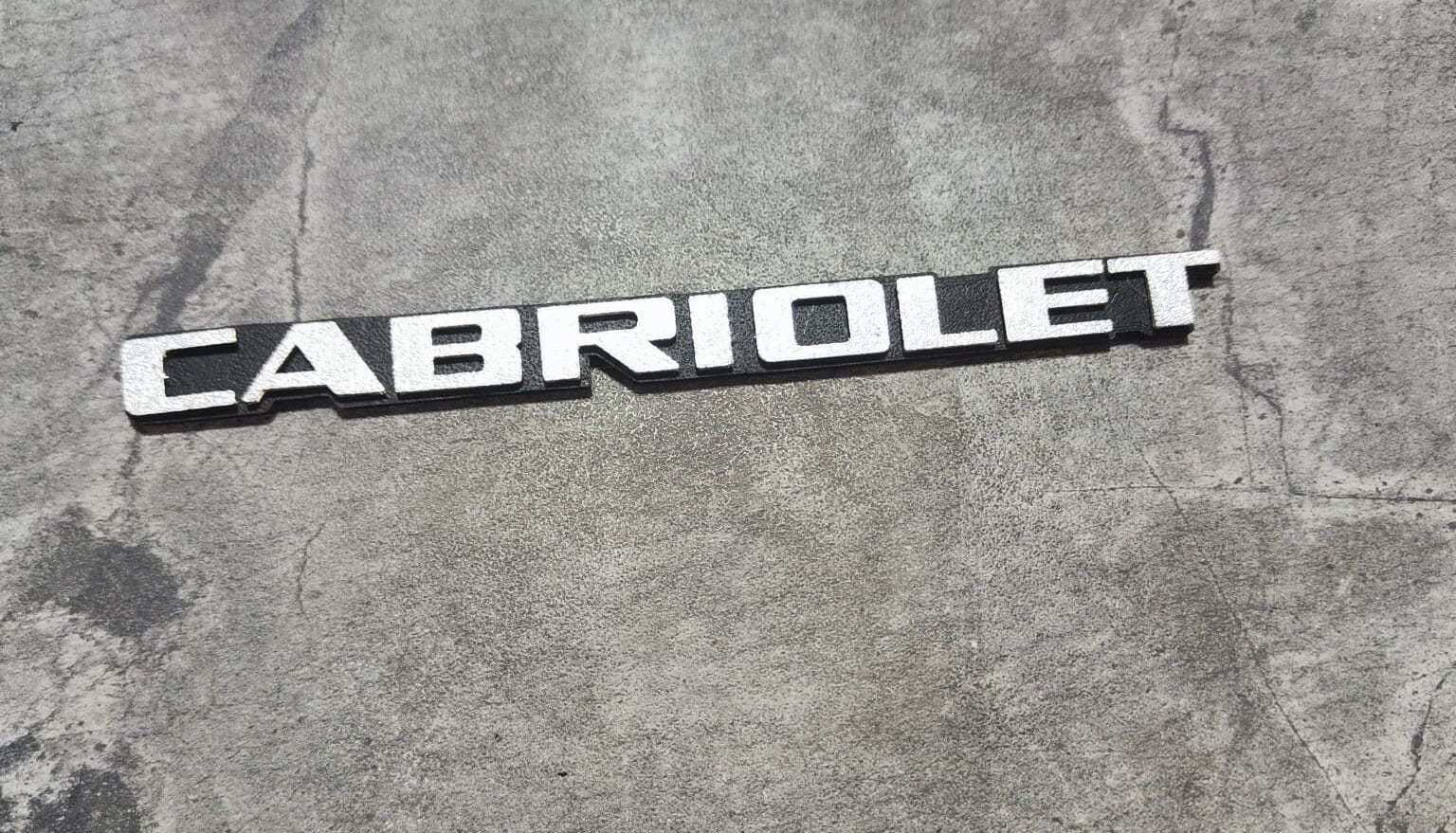 VW Golf MK1 Cabriolet Rear Badge Emblem Sign Logo - Etsy Canada