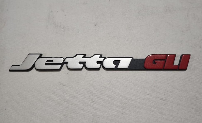 VW Jetta GLI Rear Badge Emblem Sign Logo - Etsy