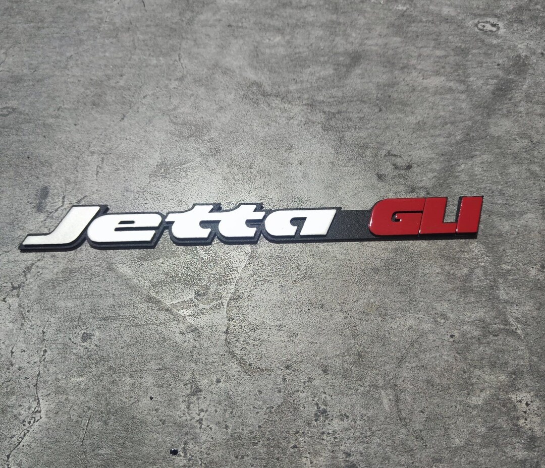 VW Jetta GLI Rear Badge Emblem Sign Logo - Etsy