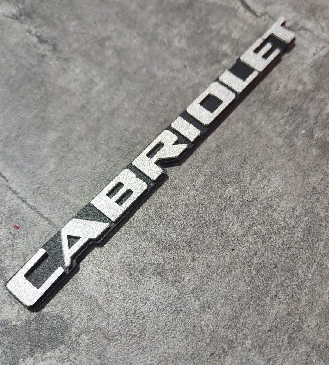 VW Golf MK1 Cabriolet Rear Badge Emblem Sign Logo - Etsy