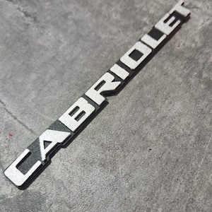 VW Golf MK1 Cabriolet Rear Badge Emblem Sign Logo - Etsy UK
