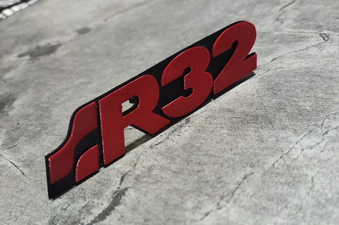 VW Golf MK2 R32 Front Grille Badge Emblem Sign - Etsy
