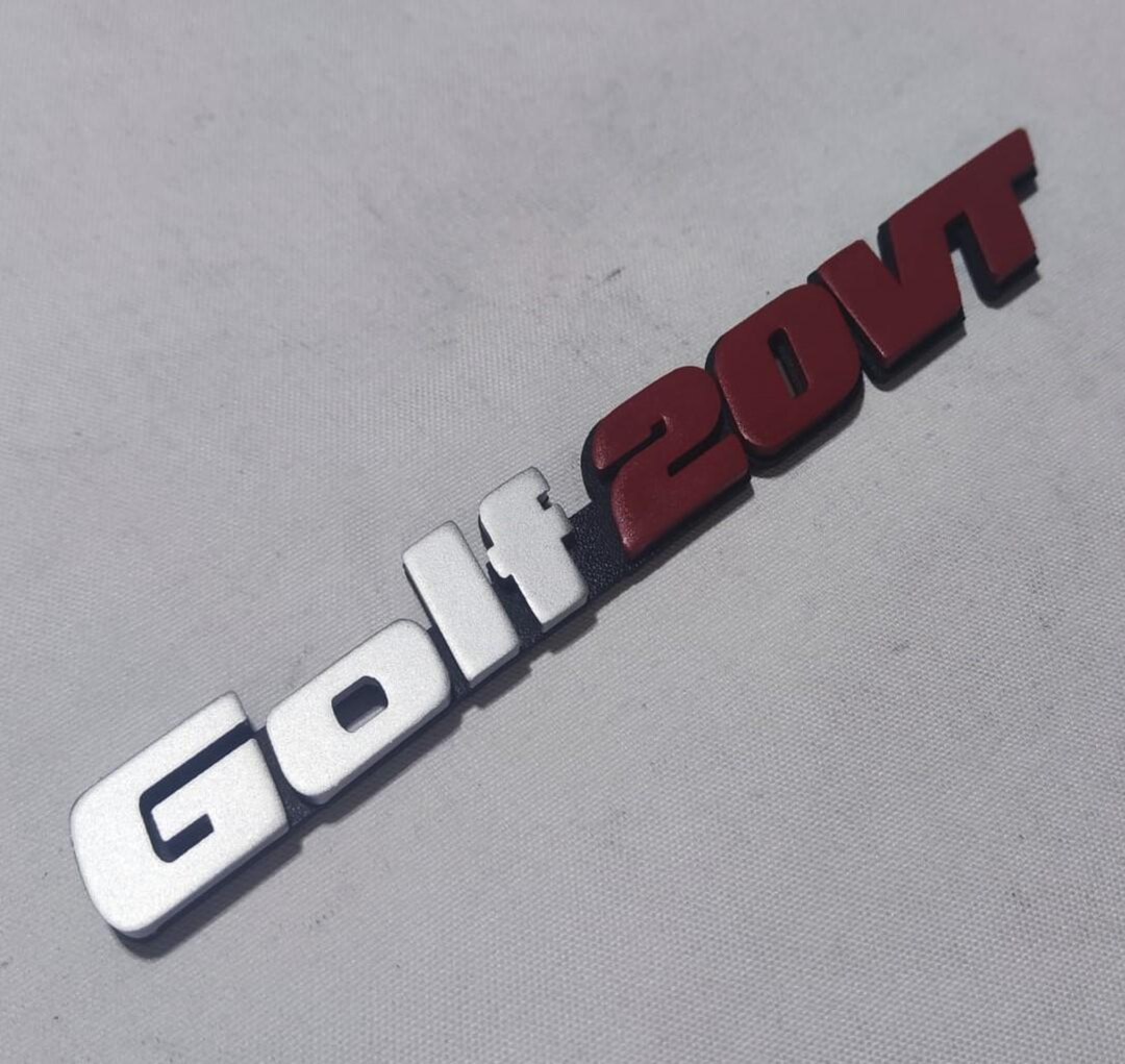 VW Golf 20VT Rear Badge Emblem Sign Logo - Etsy