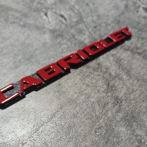 VW Golf MK1 Cabriolet Rear Badge Emblem Sign Logo - Etsy