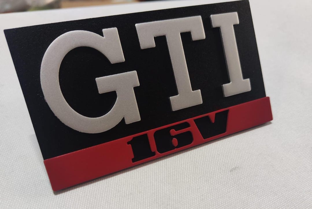 VW Golf MK1 MK2 GTI 16V Front Grille Badge Emblem Sign - Etsy