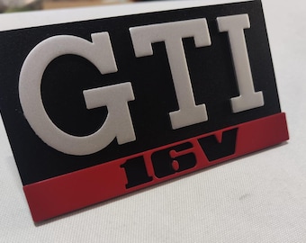 VW Golf MK2 Golf GTD Intercooler Front Grille Emblem Sign Logo - Etsy
