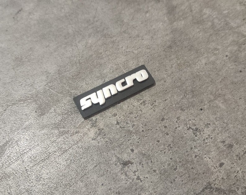 VW Golf Syncro Small Sticker Badge Emblem Sign - Etsy