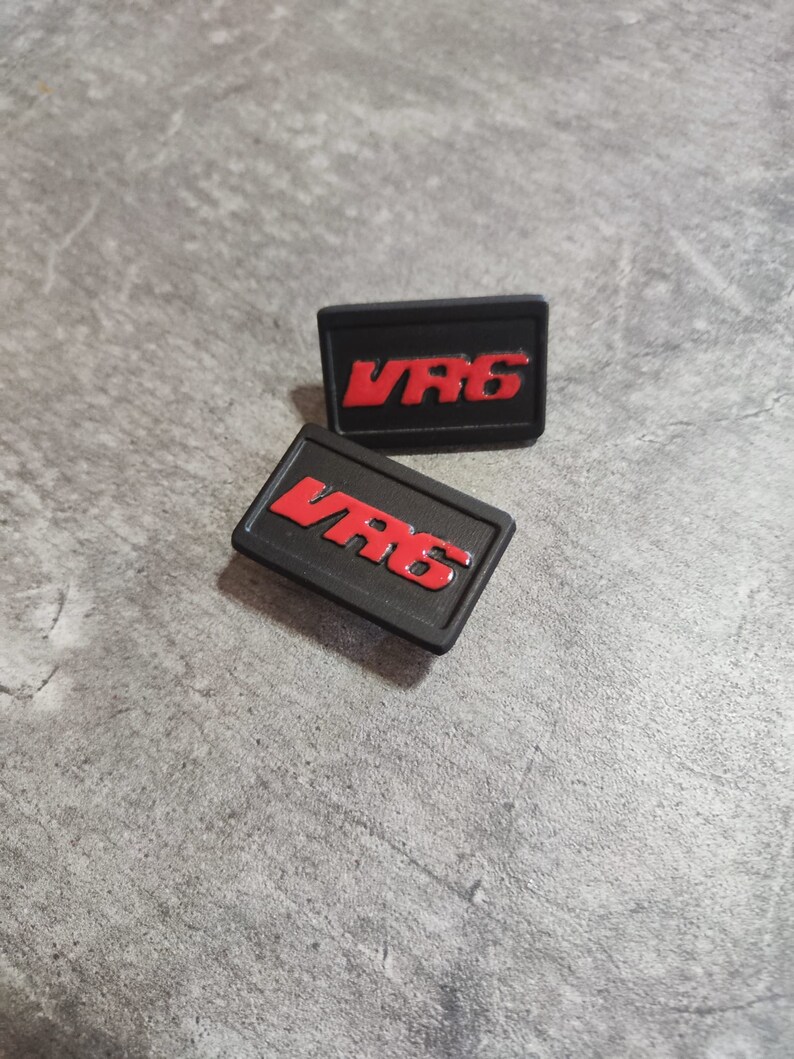 2xvw Golf MK2 VR6 Wing Fender Badge Emblem Sign Logo - Etsy
