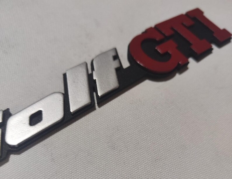 VW Golf MK2 Golf GTI Rear Badge Emblem Sign Logo - Etsy Australia