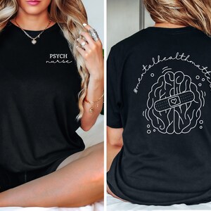 Psychiatric Nurse Sweatshirt, Mental Health Matter Hoodie, Psych Nurse ...