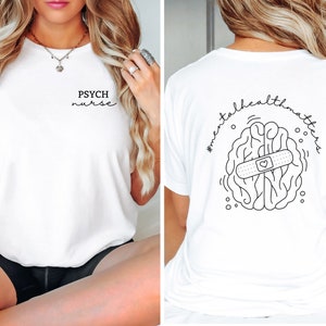 Psychiatric Nurse Sweatshirt, Mental Health Matter Hoodie, Psych Nurse ...