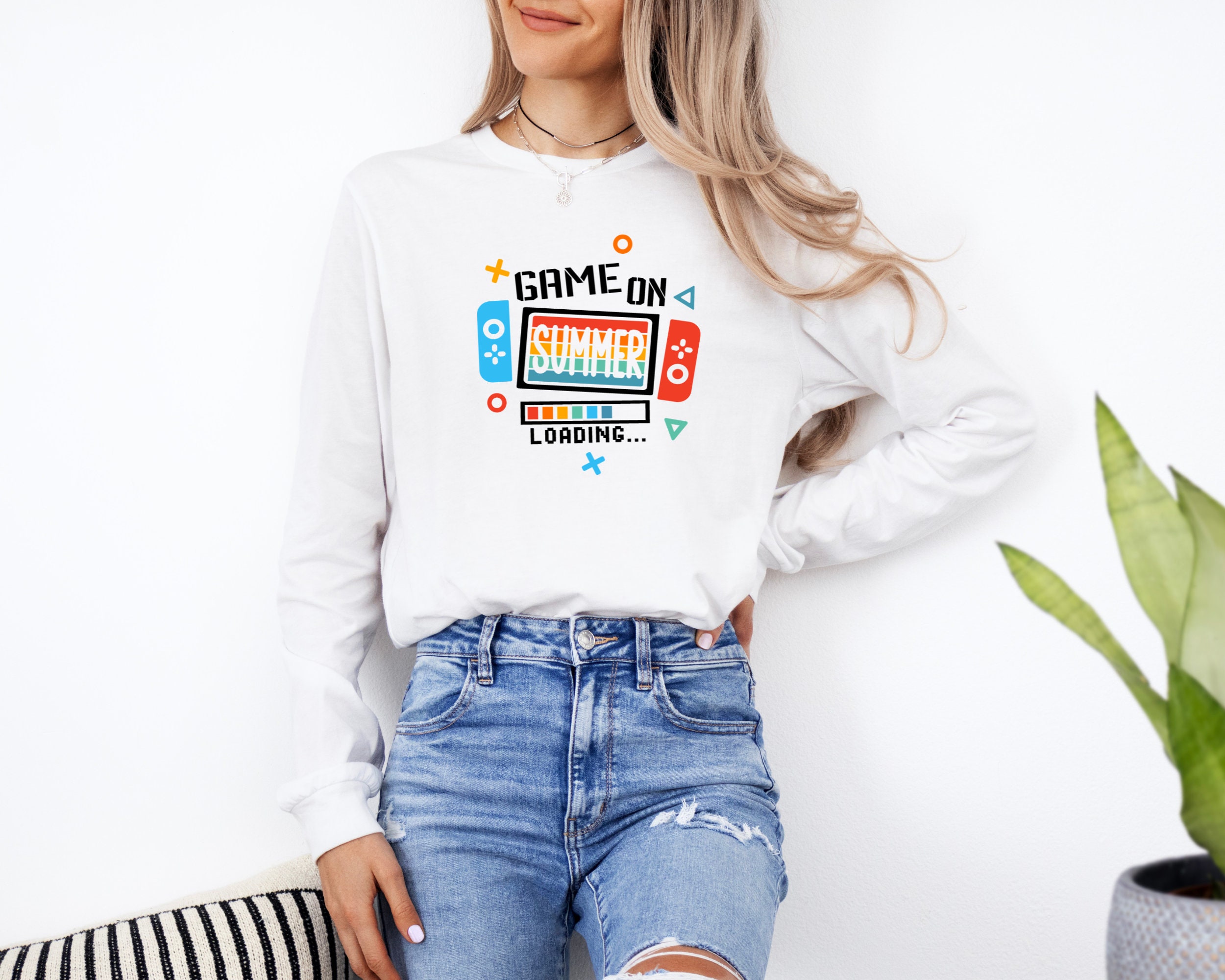 Game on Summer Loading Shirt, Last Day of School Sweatshirt, Boys ...