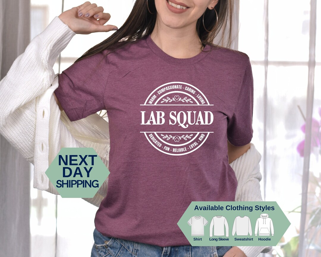 Lab Squad Shirts, Lab Team Sweatshirt, Lab Hoodie, Lab Worker Shirt ...