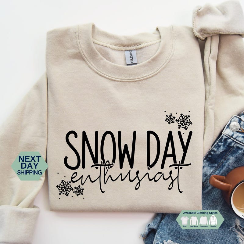 Snow Day Shirts for Women - Etsy