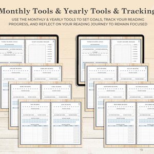 Digital Reading Journal, Reading Planner, Reading Tracker, Book Tracker ...