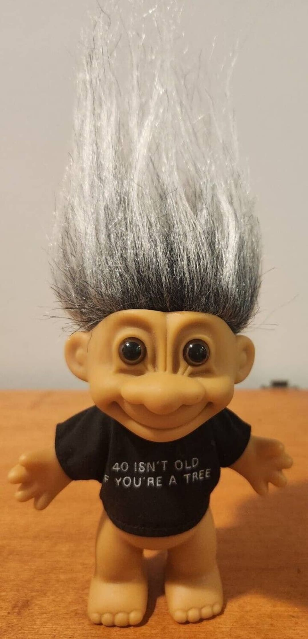 Vintage Gray-haired Russ 4.25 40 Isn't Old If You're A Tree Troll Doll ...